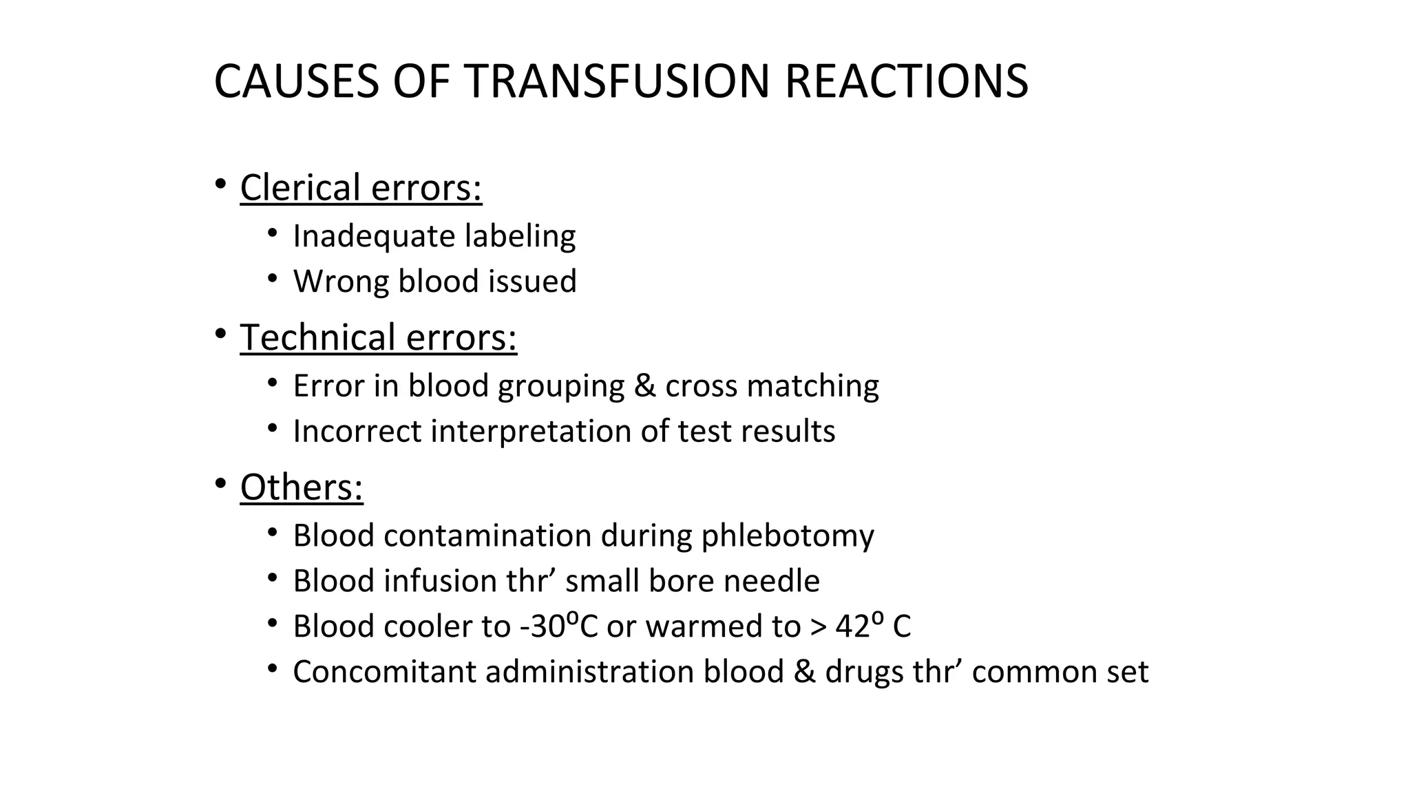 Blood transfusion and transfusion reactions | PPT