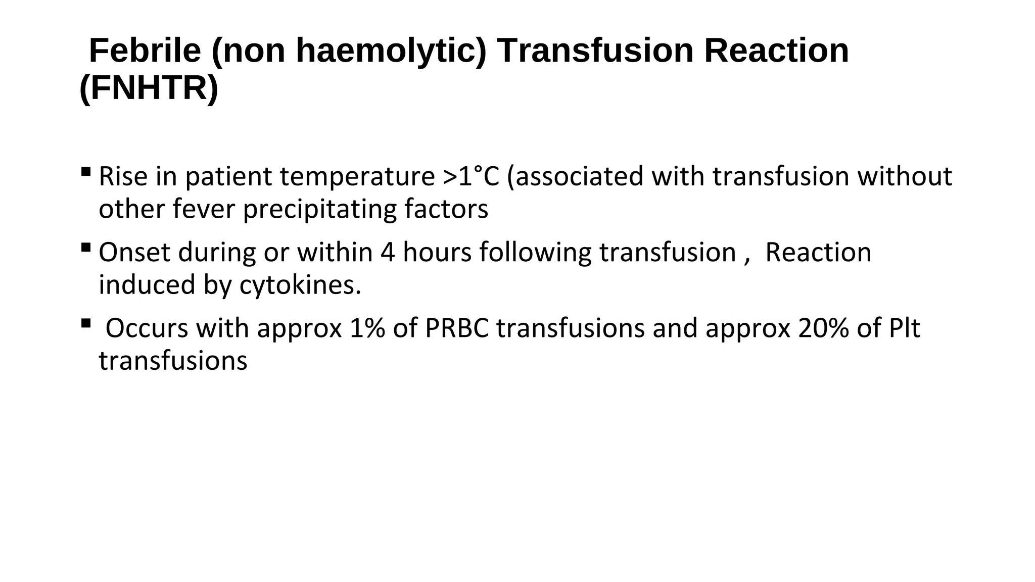 Blood transfusion and transfusion reactions | PPT