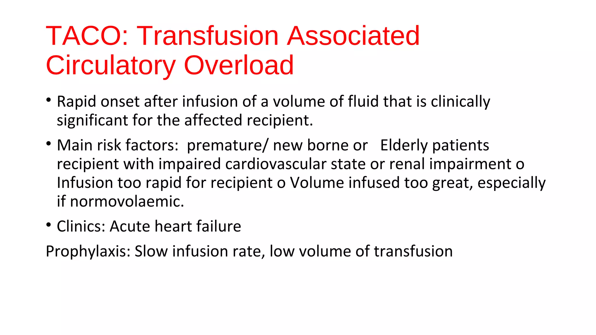 Blood transfusion and transfusion reactions | PPT