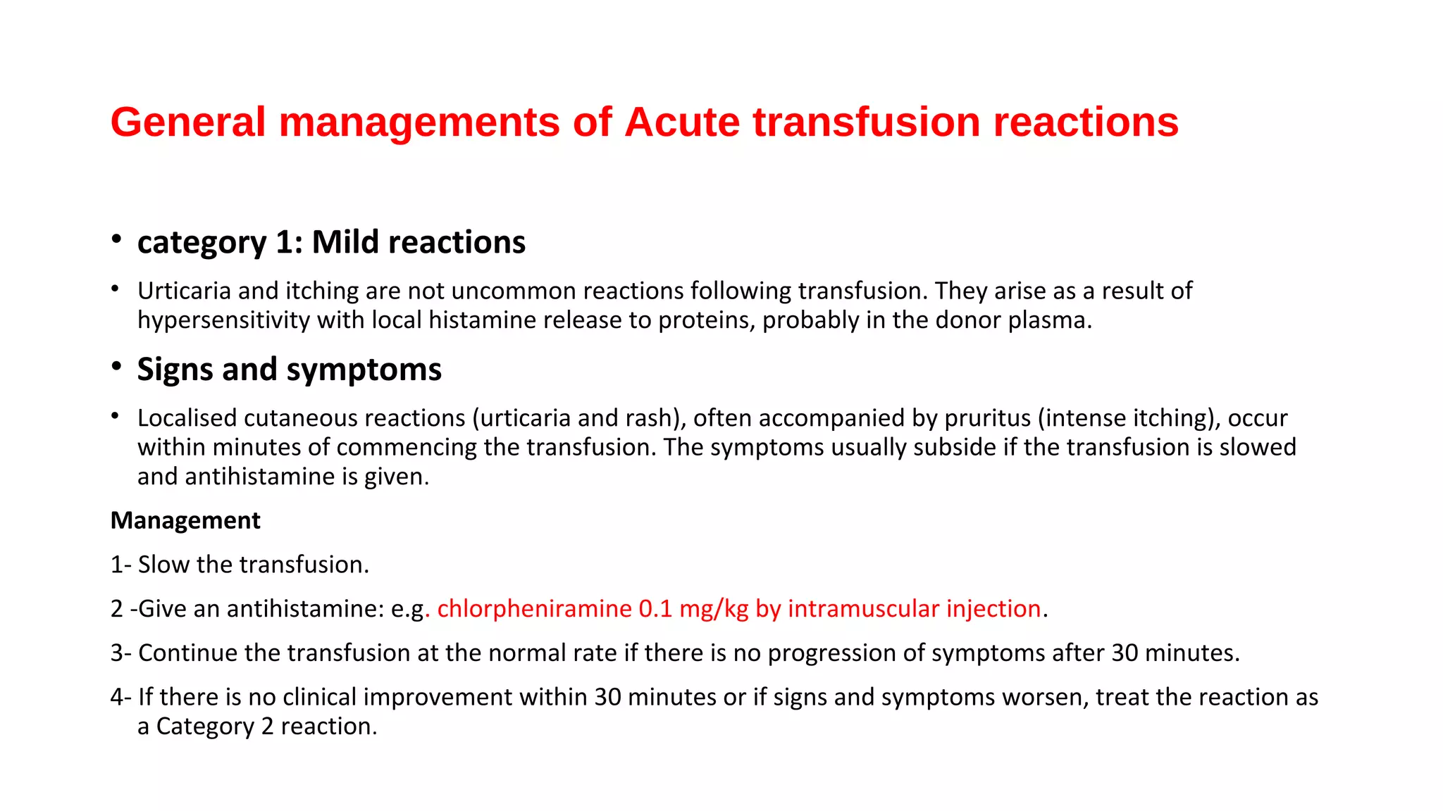 Blood transfusion and transfusion reactions | PPT