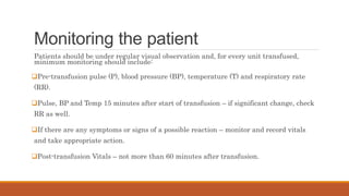 Blood Transfusion, Blood Products, and Safety.pptx
