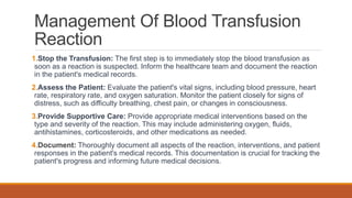 Blood Transfusion, Blood Products, and Safety.pptx