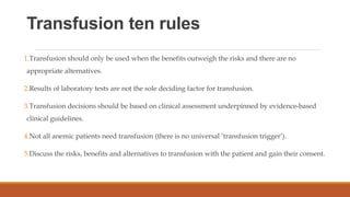 Blood Transfusion, Blood Products, and Safety.pptx