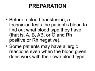 Blood transfusion class (1) | PPT