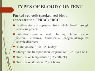 Blood transfusion (CPD) nursing students | PPT
