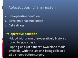 Blood transfusion | PPT | Blood Disorders | Diseases and Conditions