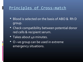 Blood transfusion | PPT | Blood Disorders | Diseases and Conditions