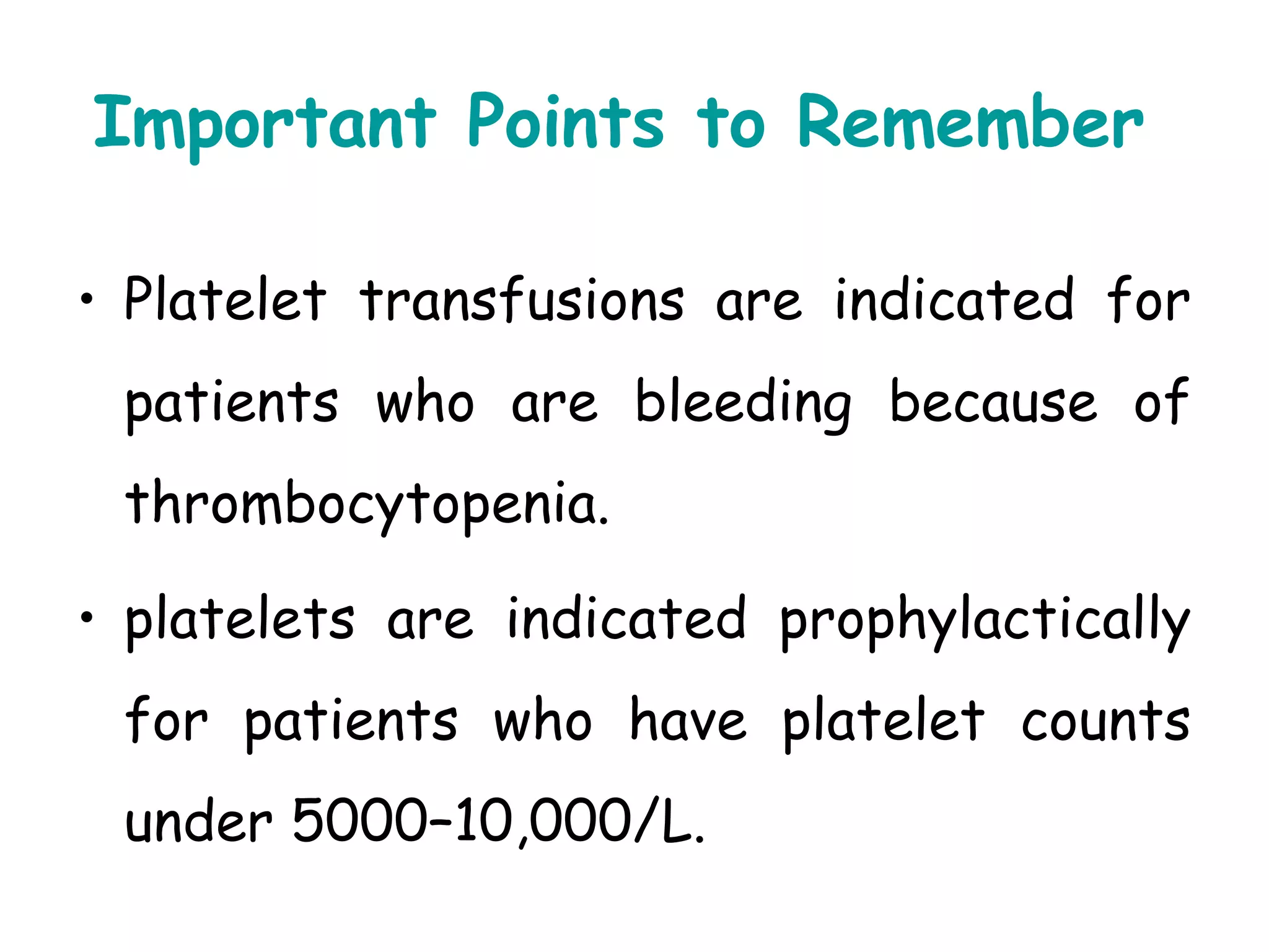 Blood transfusion guidelines in clinical practice | PPT