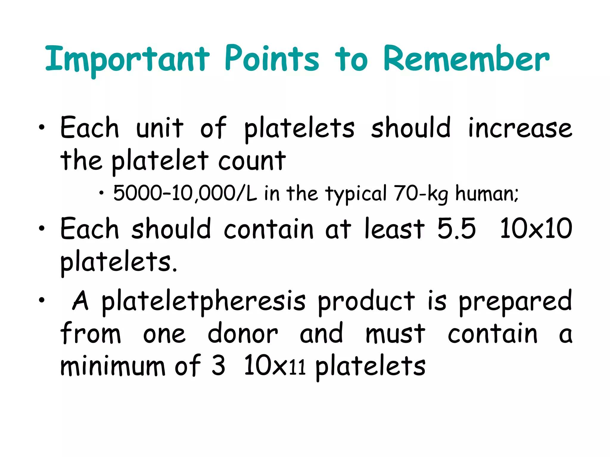 Blood transfusion guidelines in clinical practice | PPT