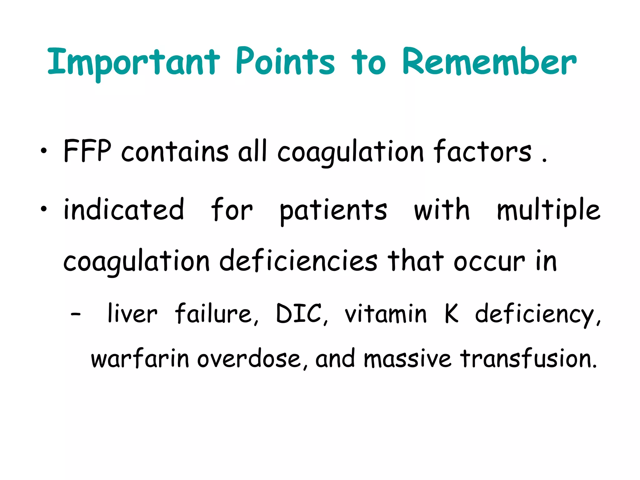Blood transfusion guidelines in clinical practice | PPT