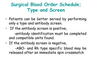 Blood transfusion guidelines in clinical practice | PPT