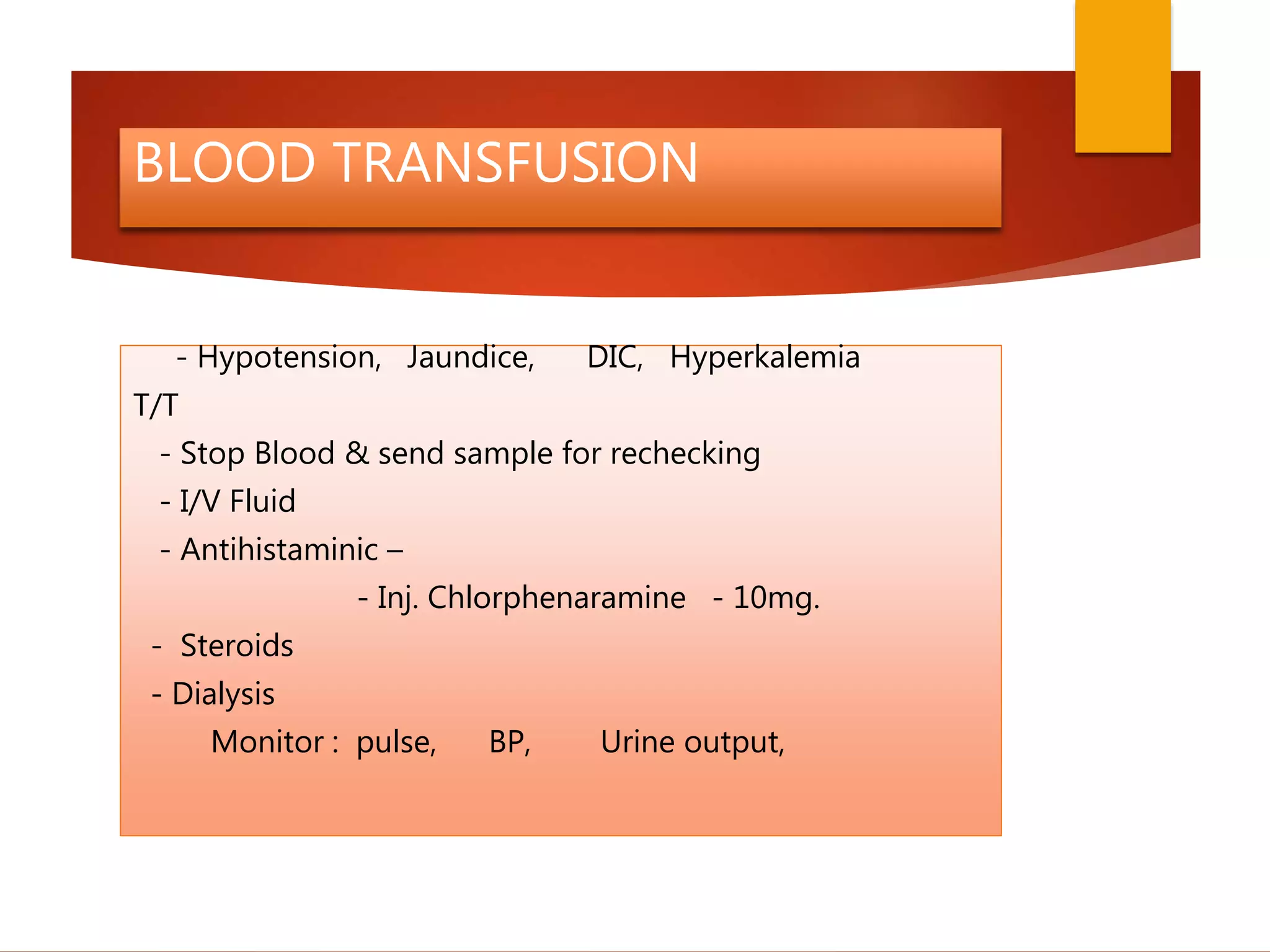 Blood transfusion & Hemophilia... | PPTX