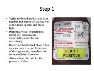 Blood transfusion in animals | PPTX