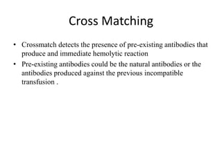 Blood transfusion in animals | PPTX
