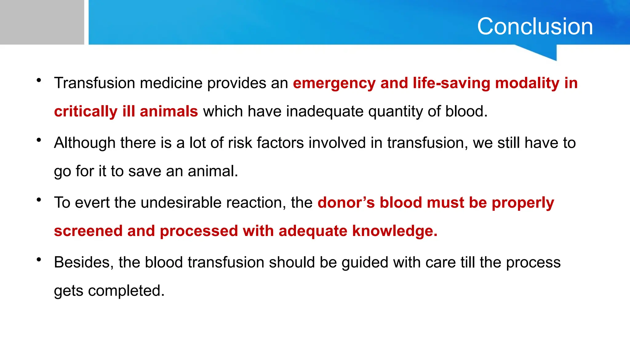 Blood transfusion in animals (veterinary).pptx