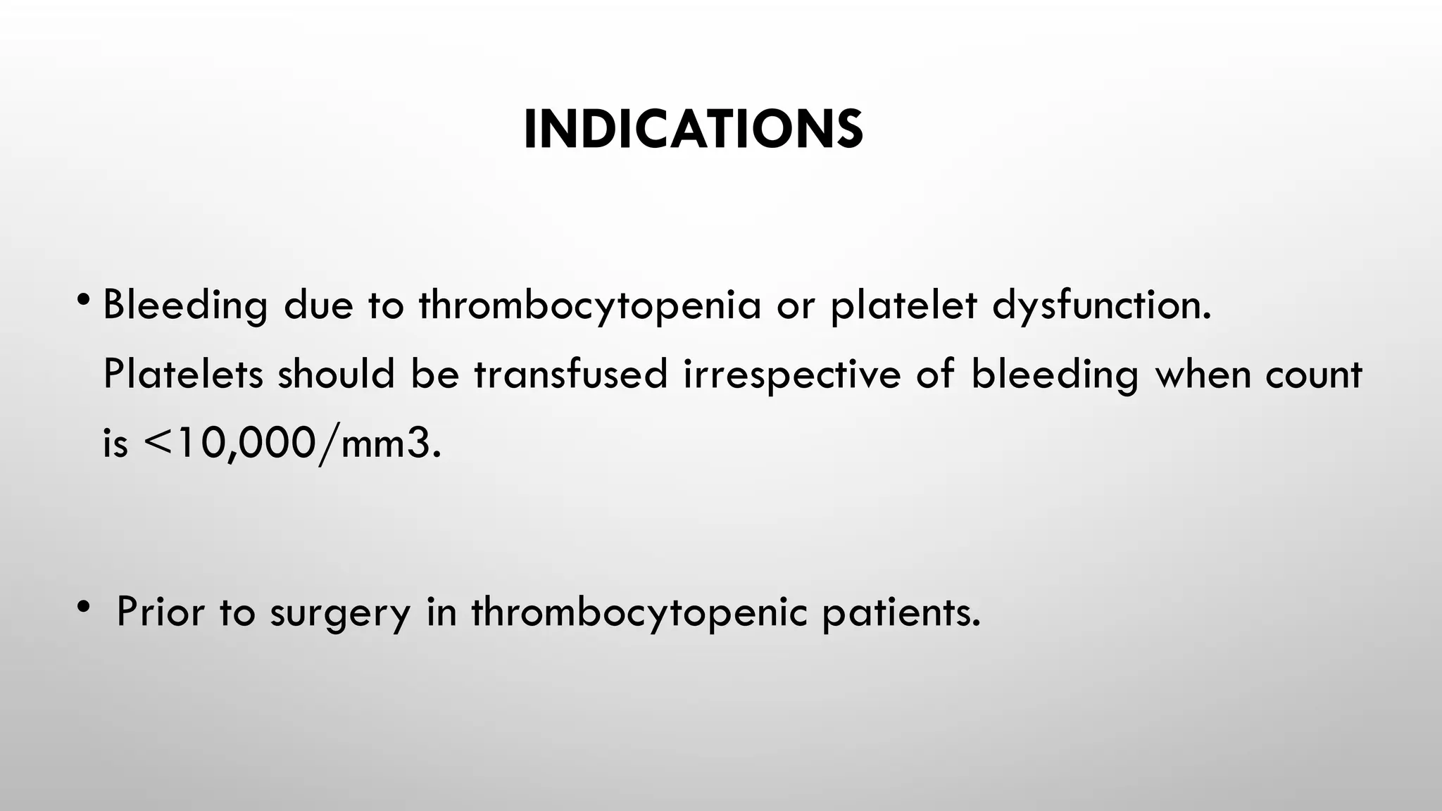 blood transfusion indications.pptx and components of blood products | PPTX