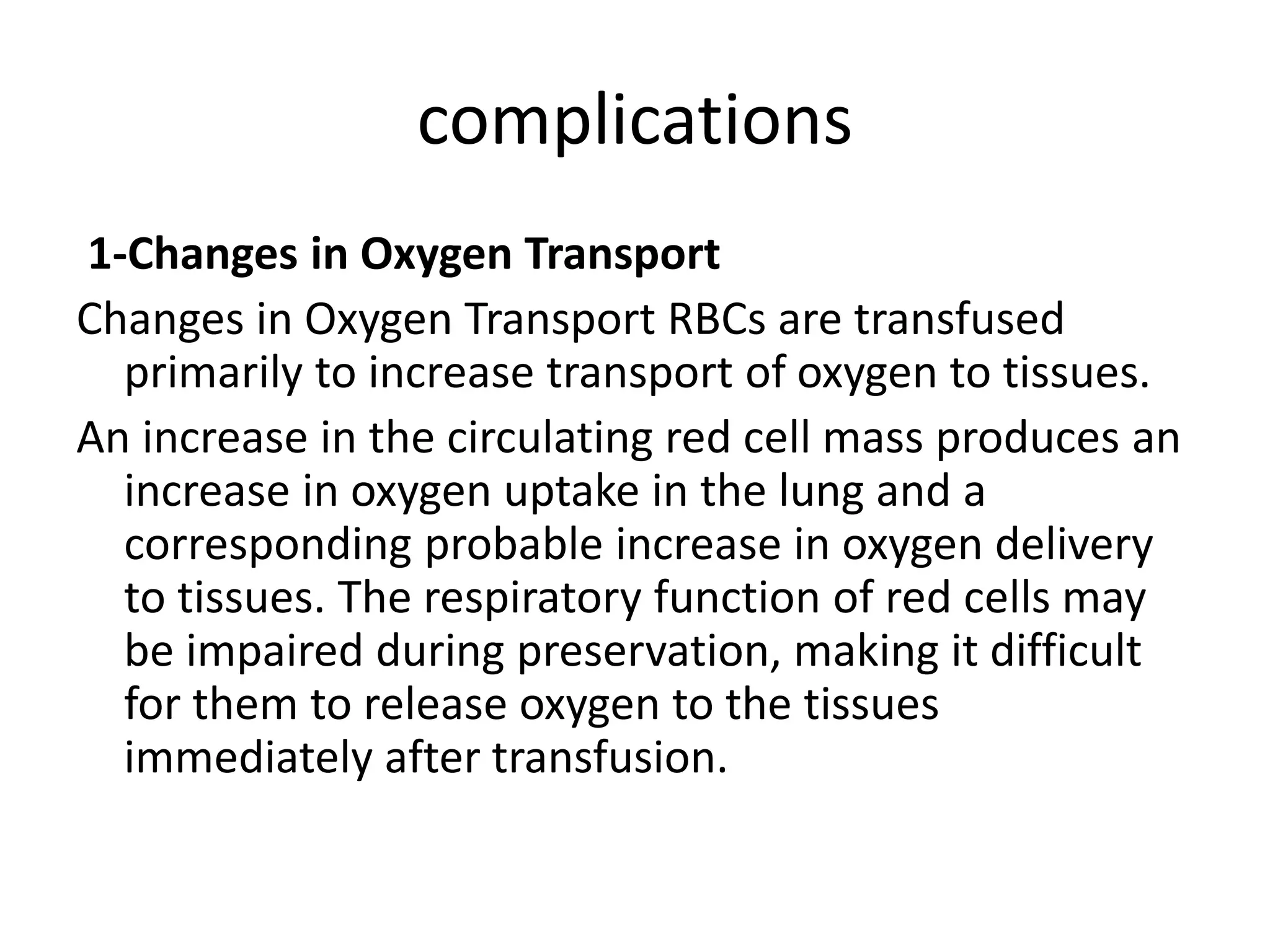 Blood transfusion indications and reactions | PPTX