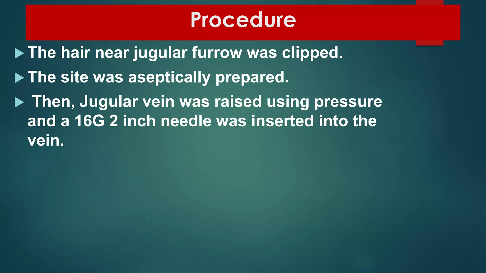 Blood transfusion in farm animals prof dr. hamed attia | PDF