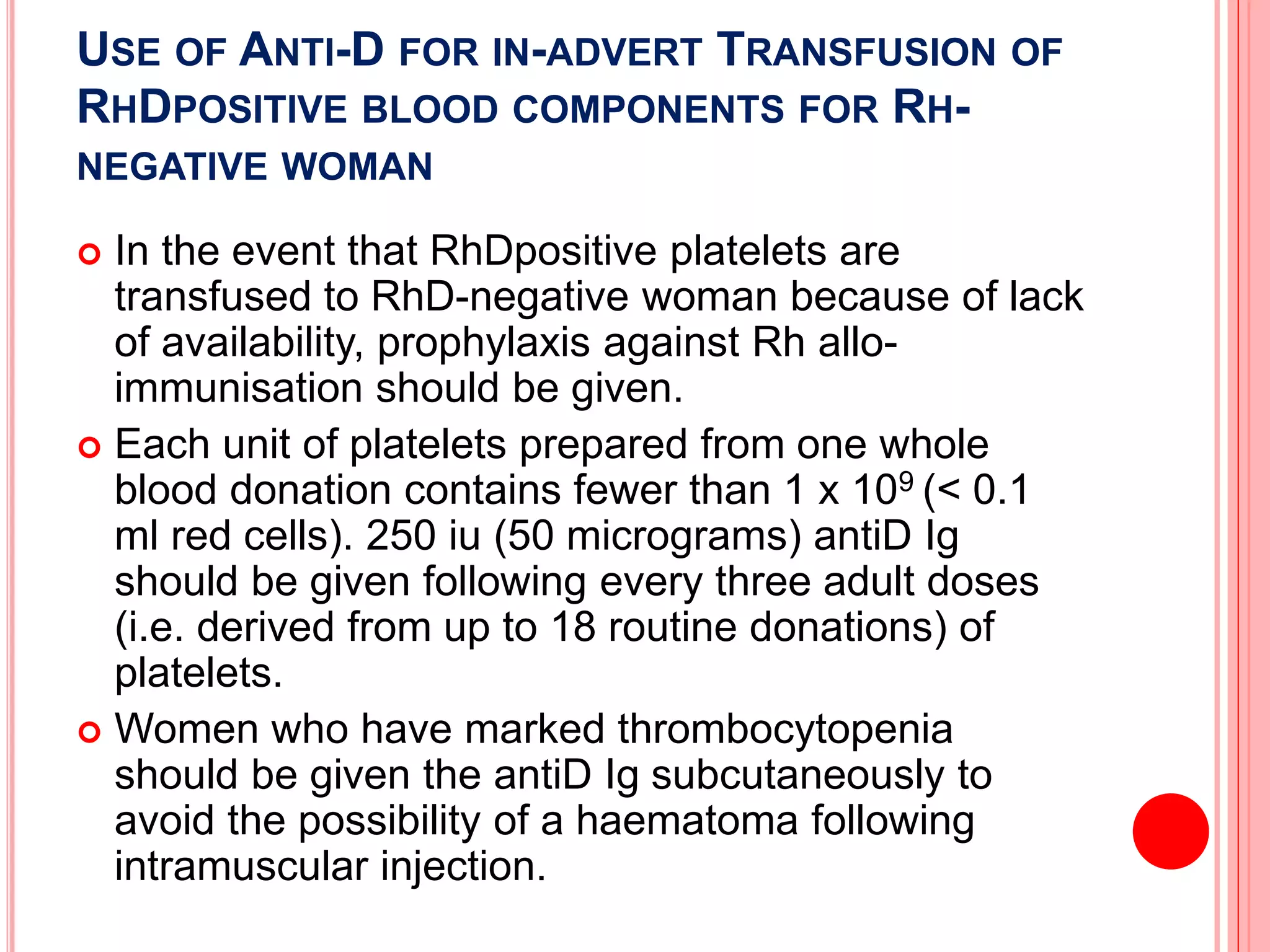 Blood transfusion in obstetric haemorrhage | PPTX