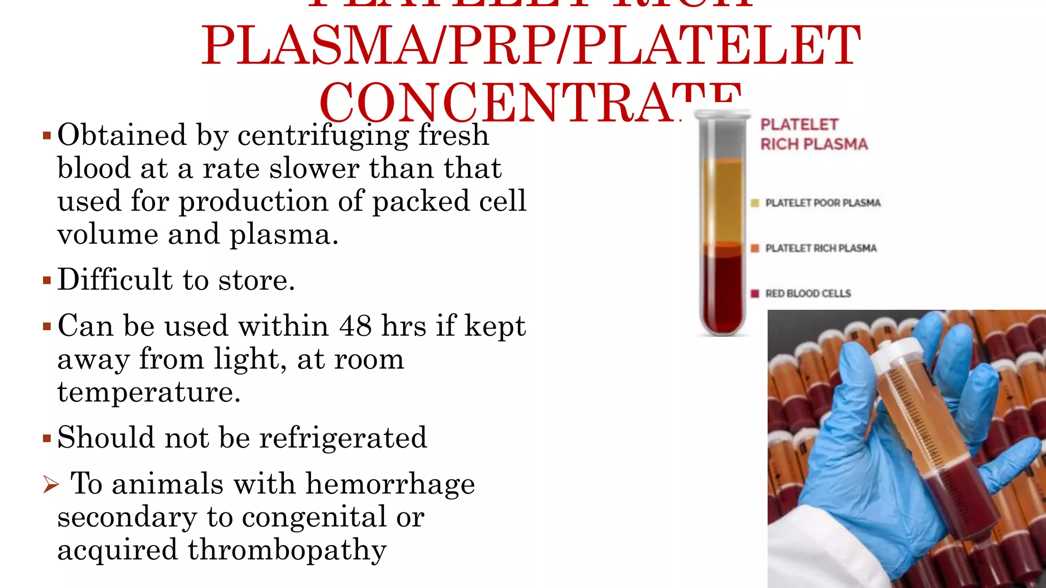 BLOOD TRANSFUSION IN SMALL ANIMALS- Dr. Bhavana Mohan.pptx