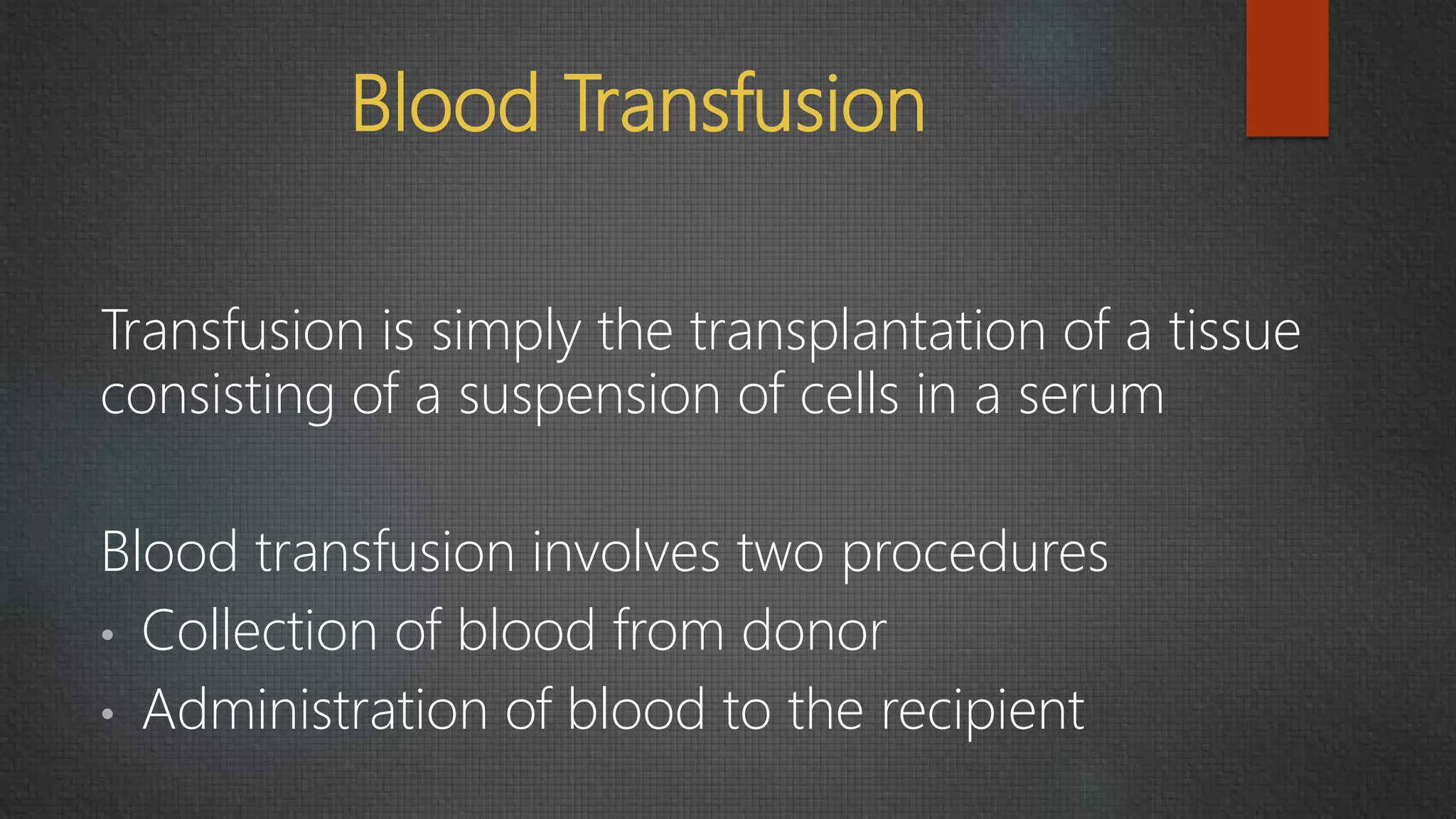 Blood transfusion lecture for mbbs | PPTX
