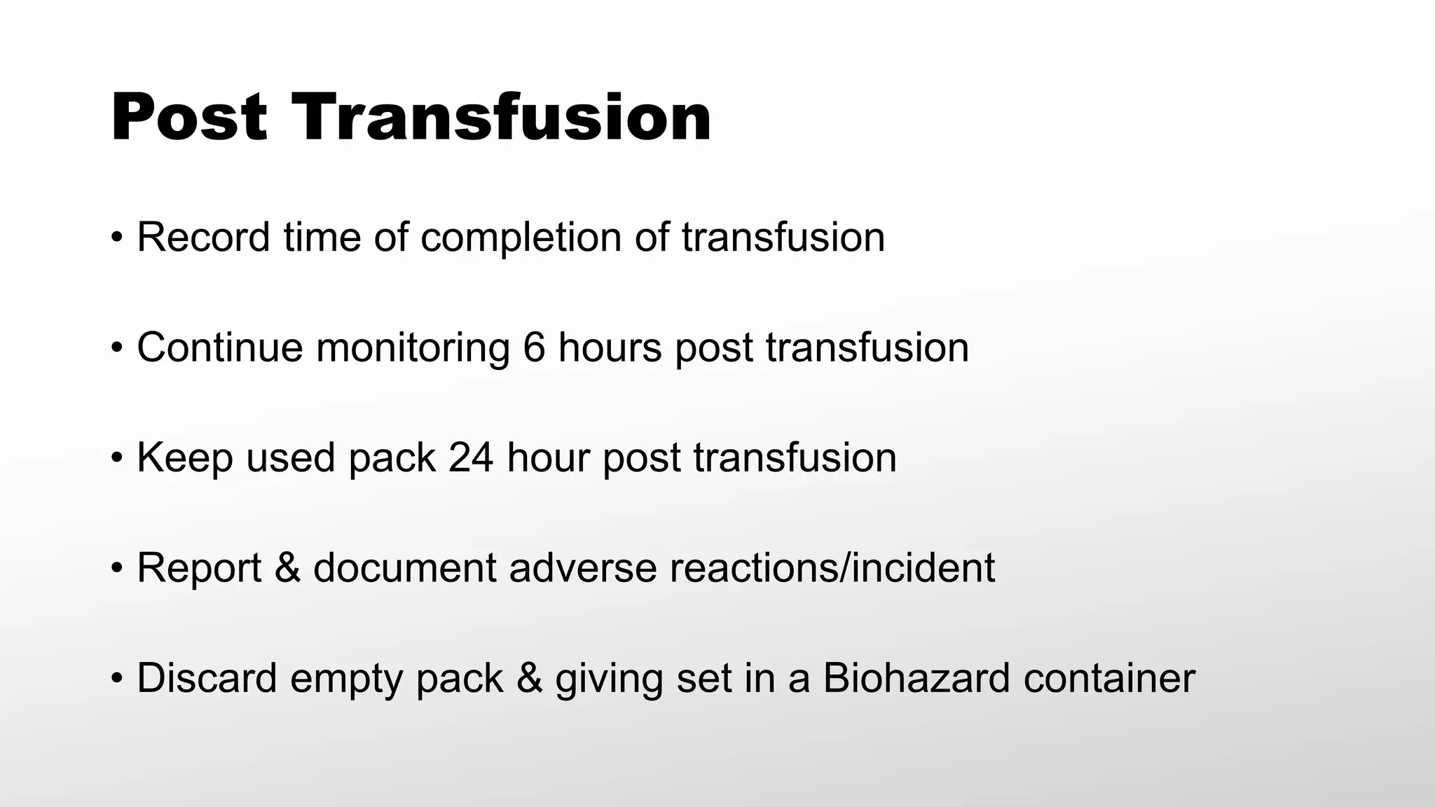 Blood transfusion | PPTX