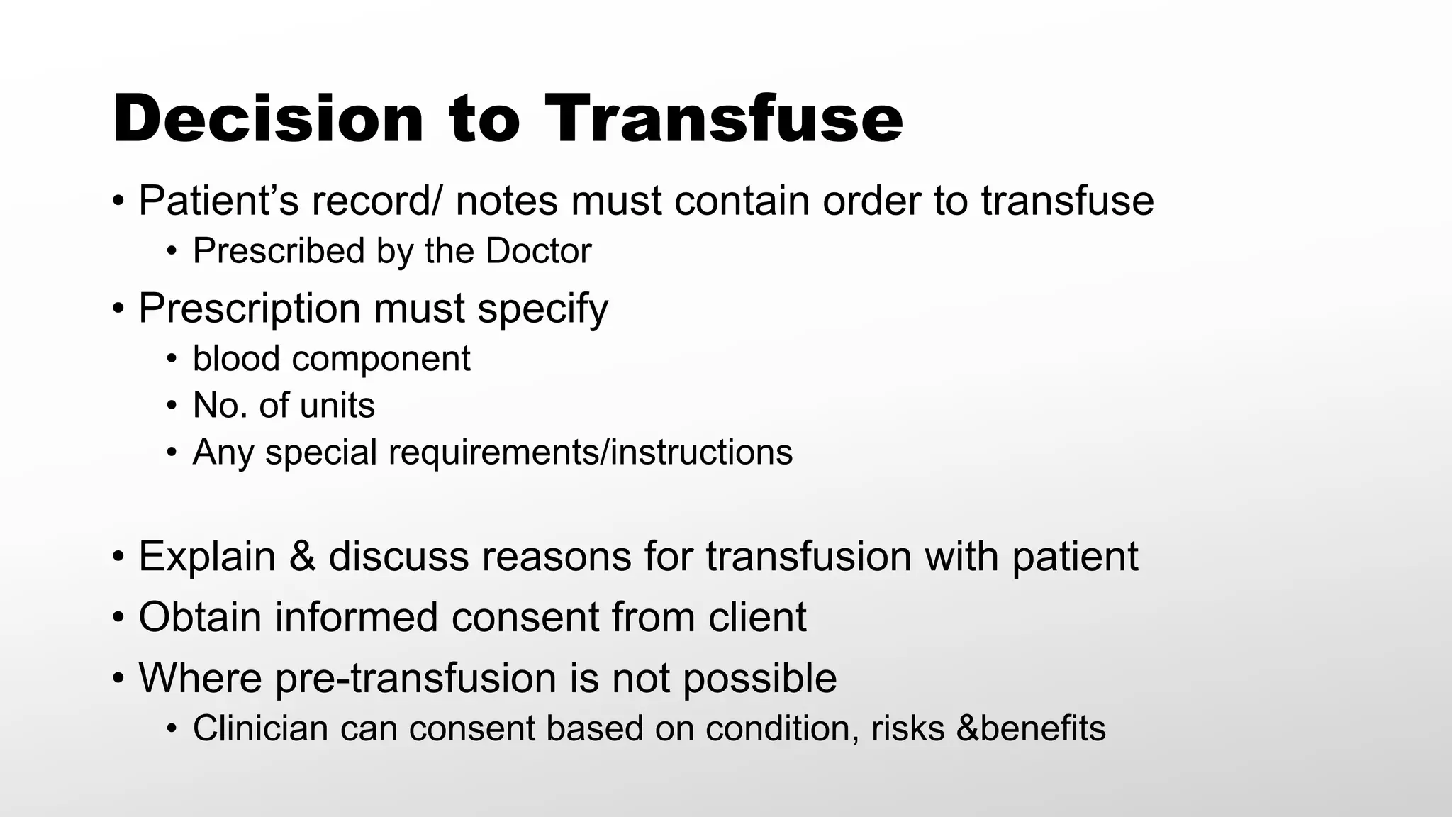 Blood transfusion | PPTX