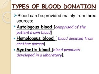 Blood transfusion pptn | PPTX
