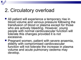 Blood transfusion reaction | PPT