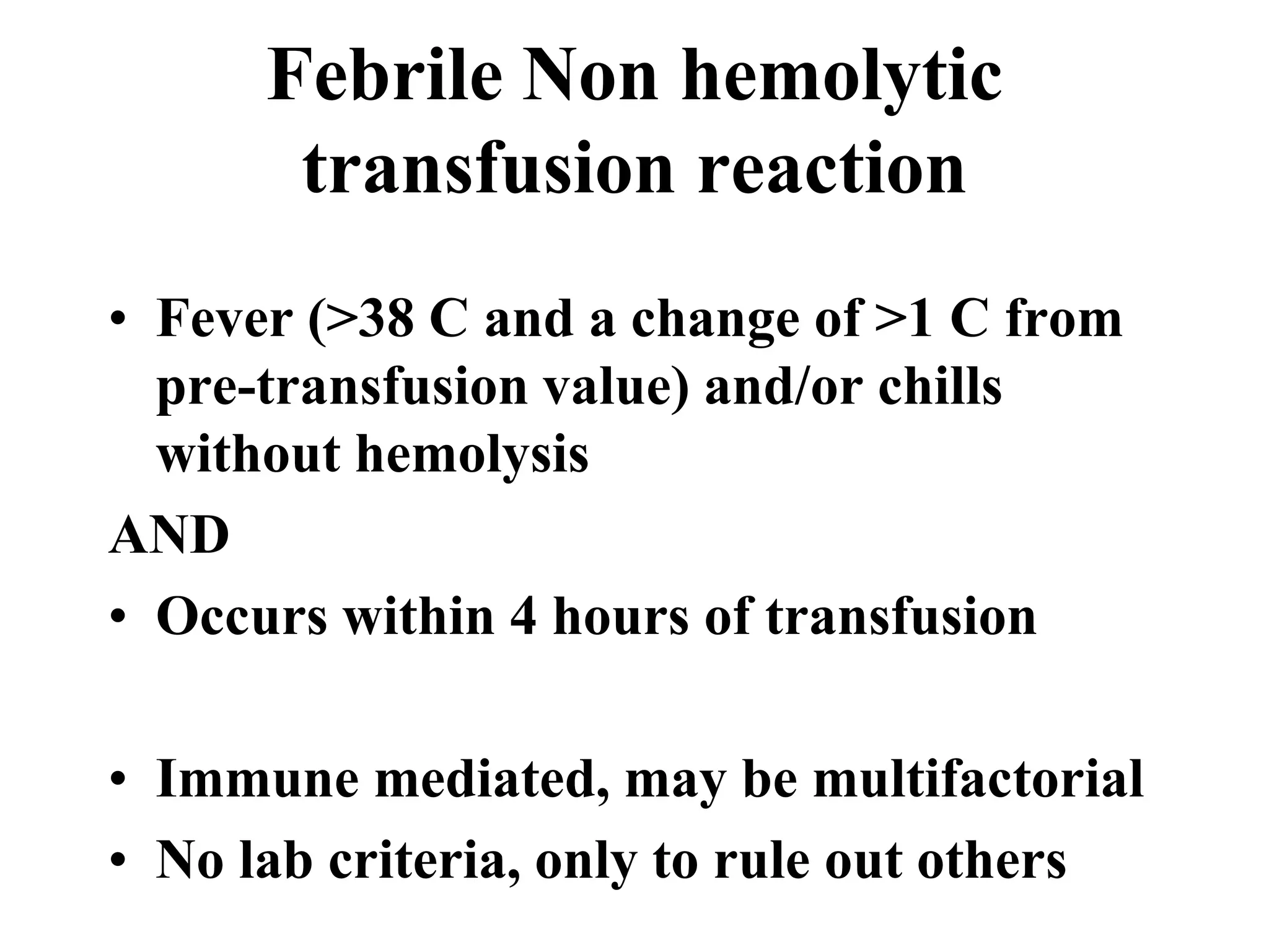 Blood transfusion reaction | PPT