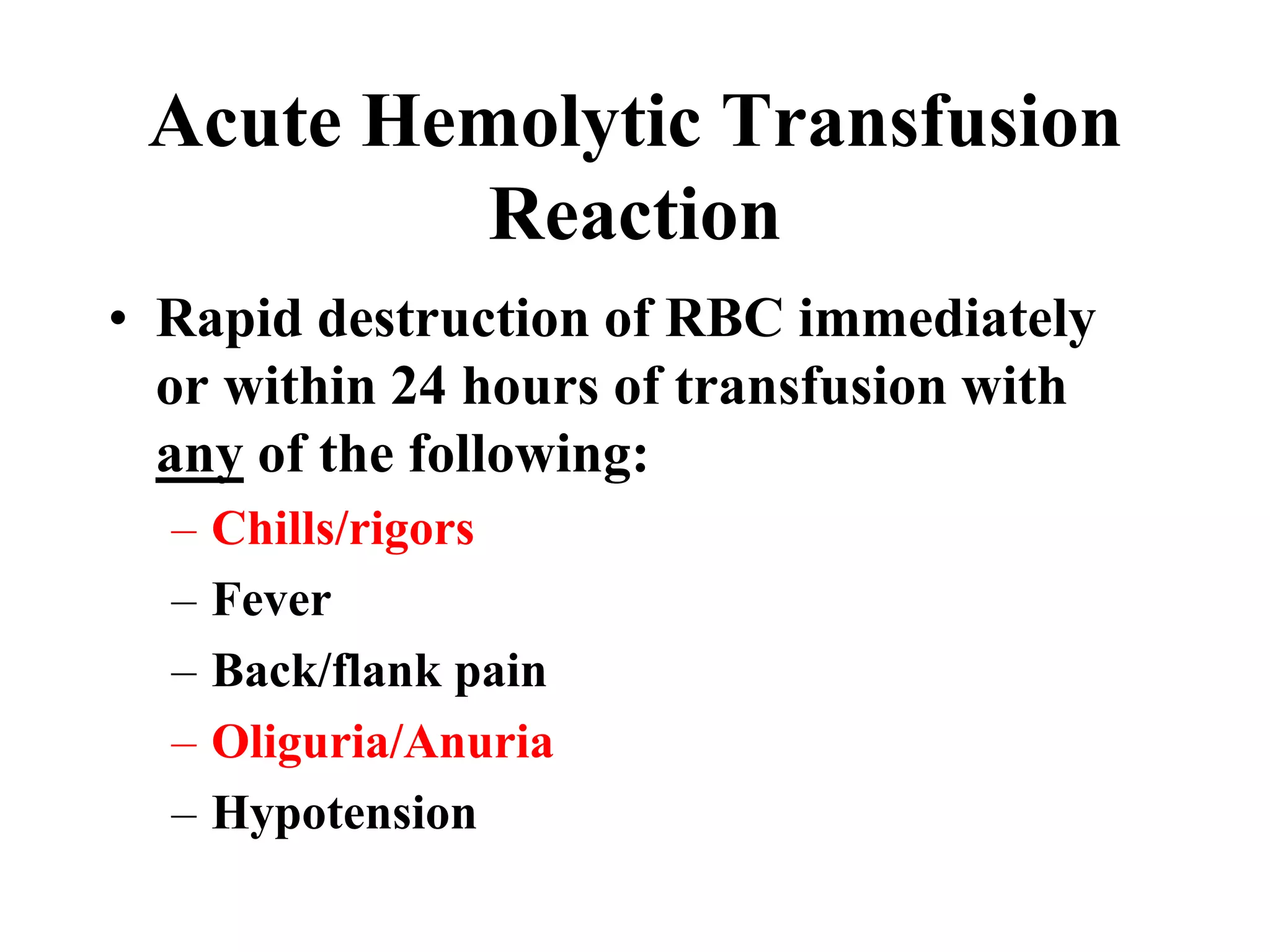 Blood transfusion reaction | PPT
