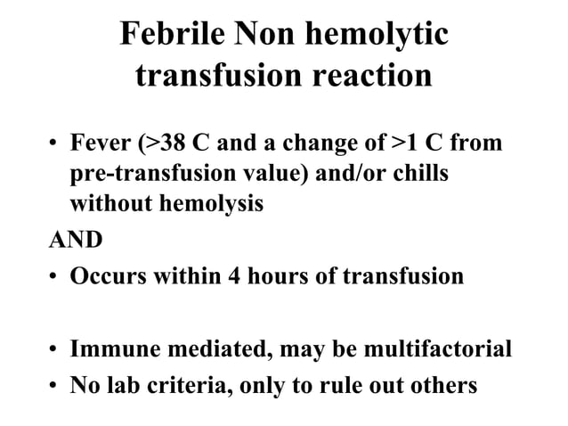 Blood transfusion reaction | PPT