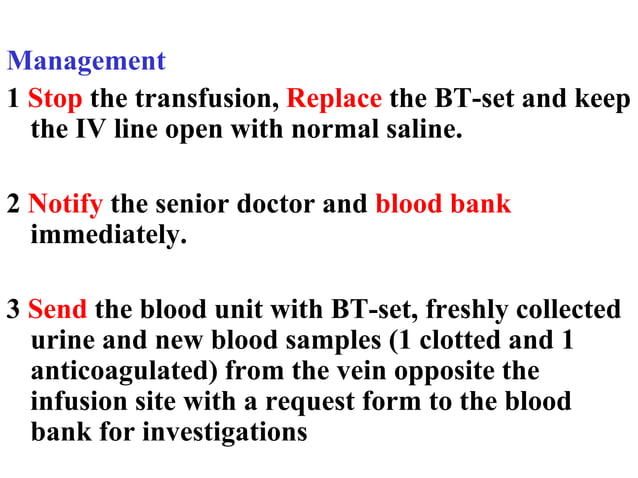 Blood transfusion reaction | PPT