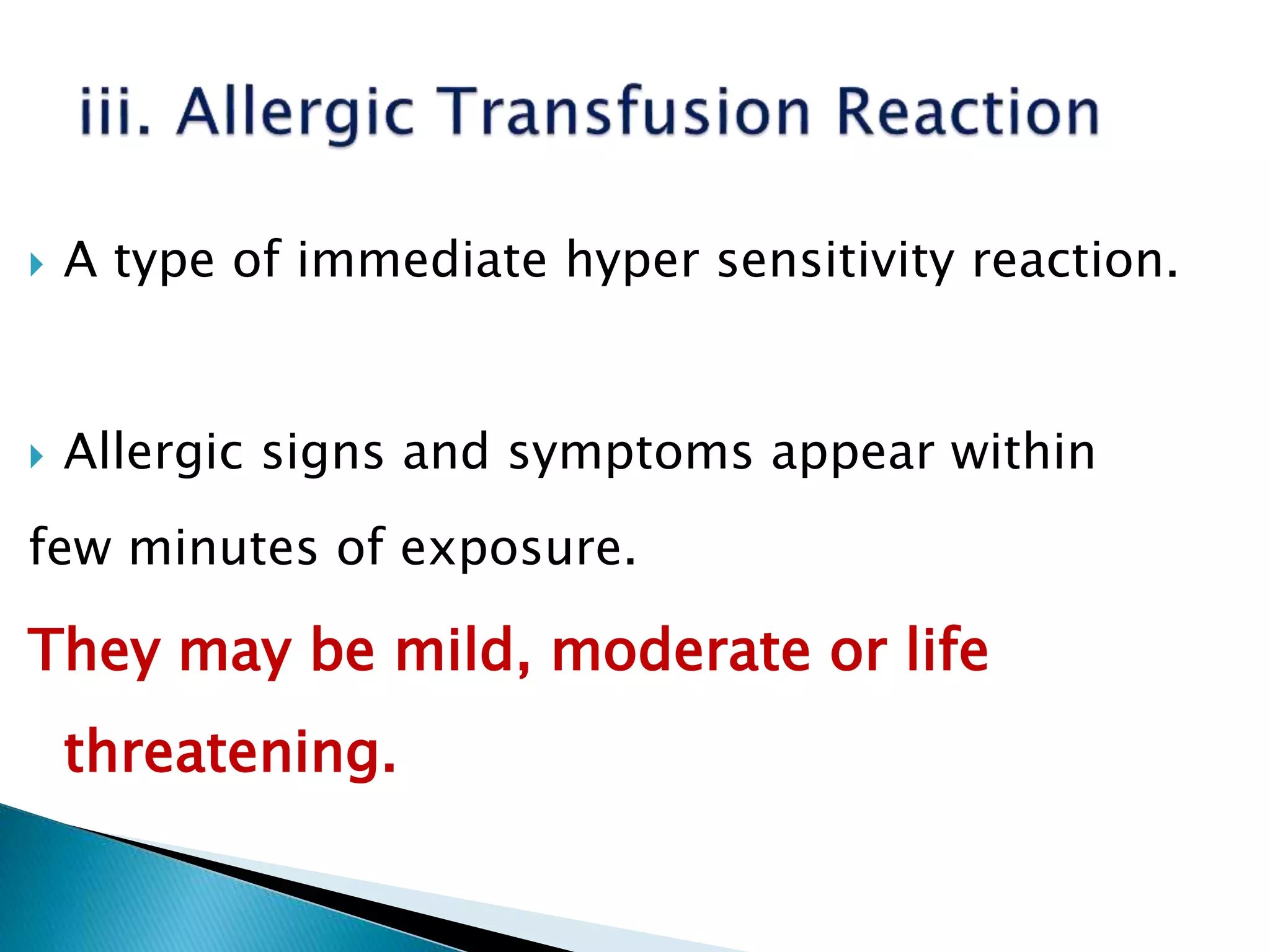 Blood transfusion reaction | PPTX