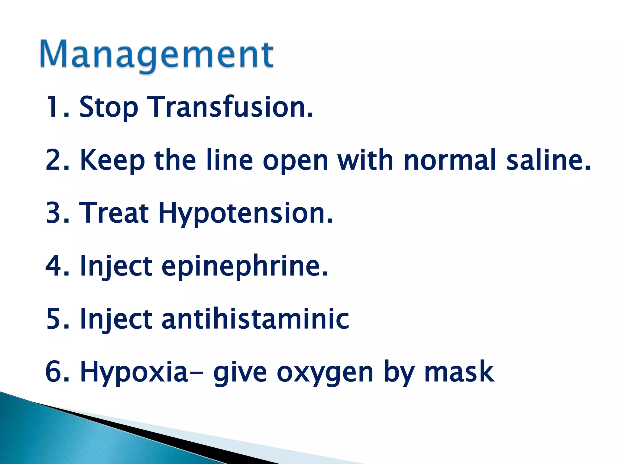 Blood transfusion reaction | PPTX
