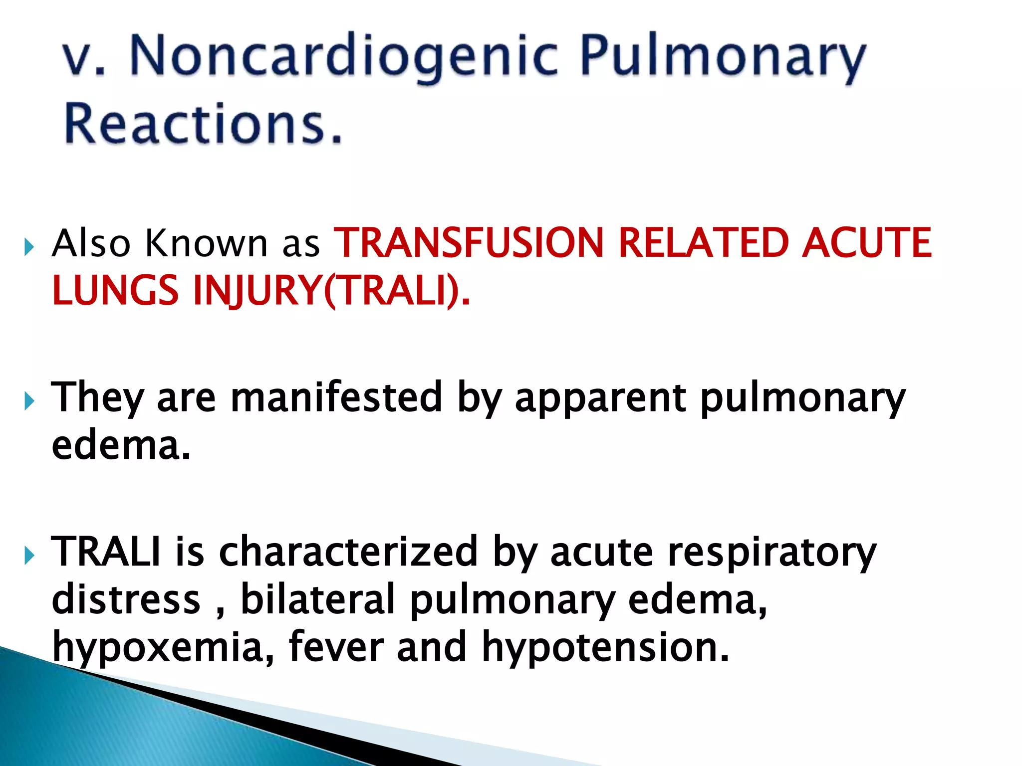 Blood transfusion reaction | PPTX