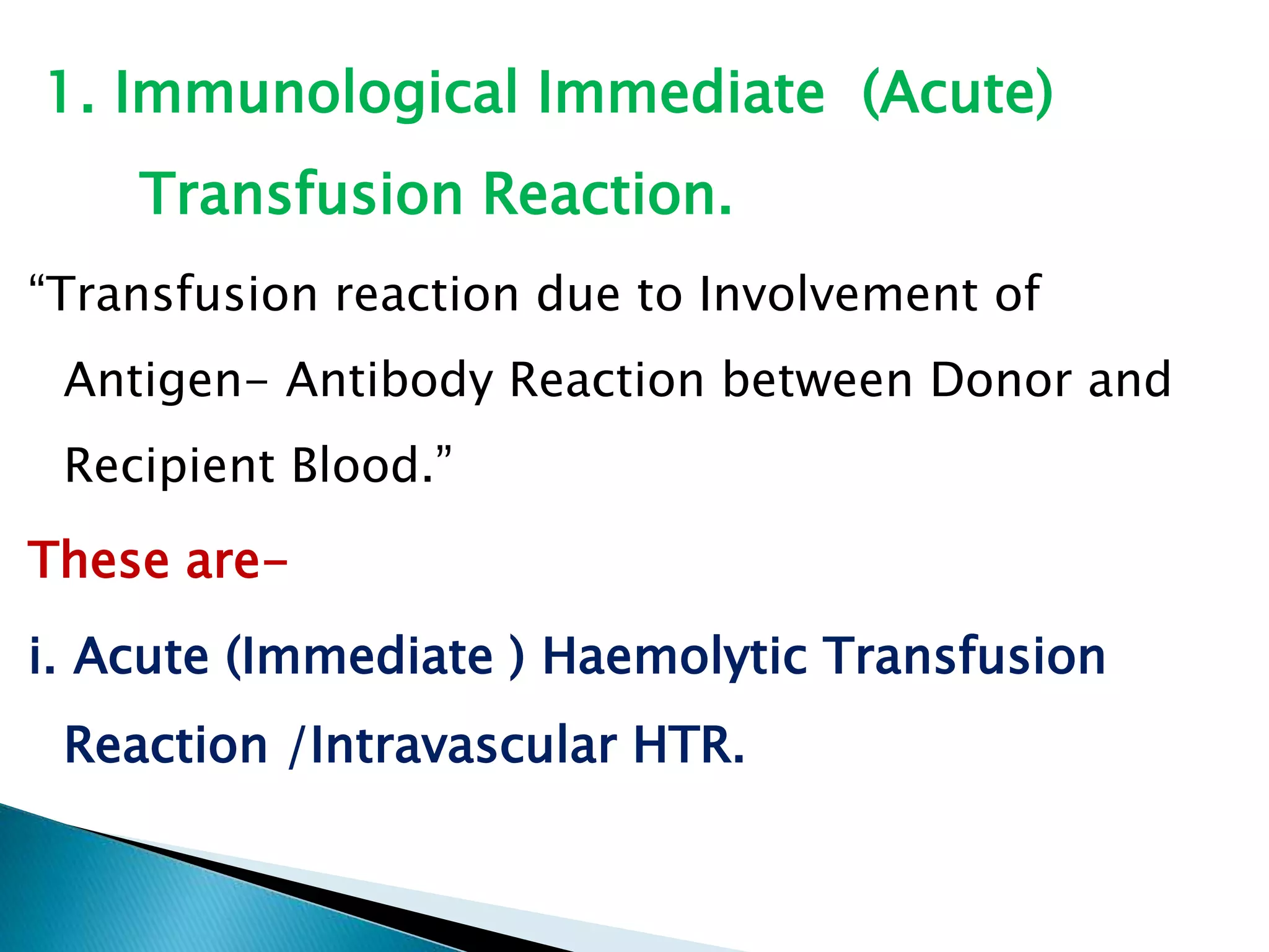 Blood transfusion reaction | PPTX
