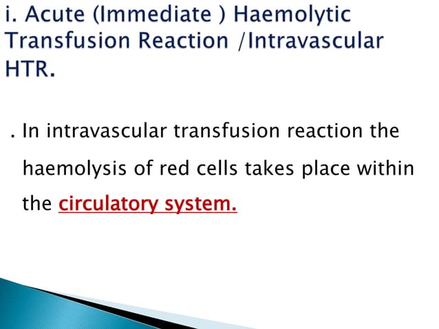 Blood transfusion reaction | PPTX