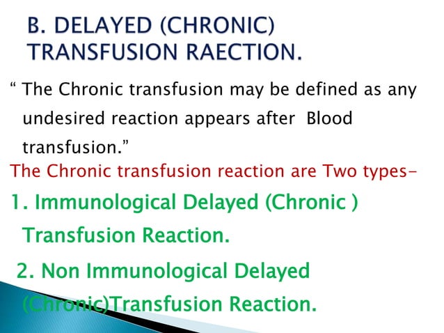Blood transfusion reaction | PPTX