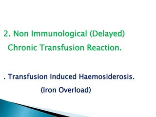 Blood transfusion reaction | PPTX