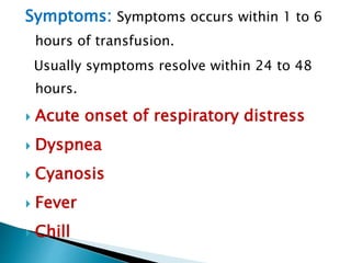 Blood transfusion reaction | PPT