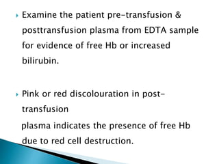Blood transfusion reaction | PPT