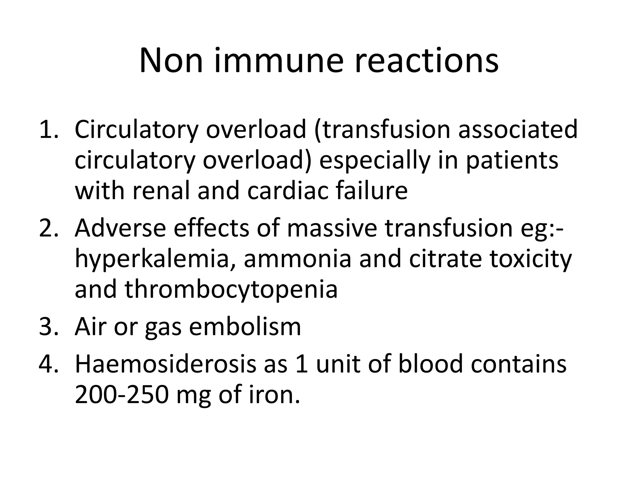 Blood transfusion reaction | PPT