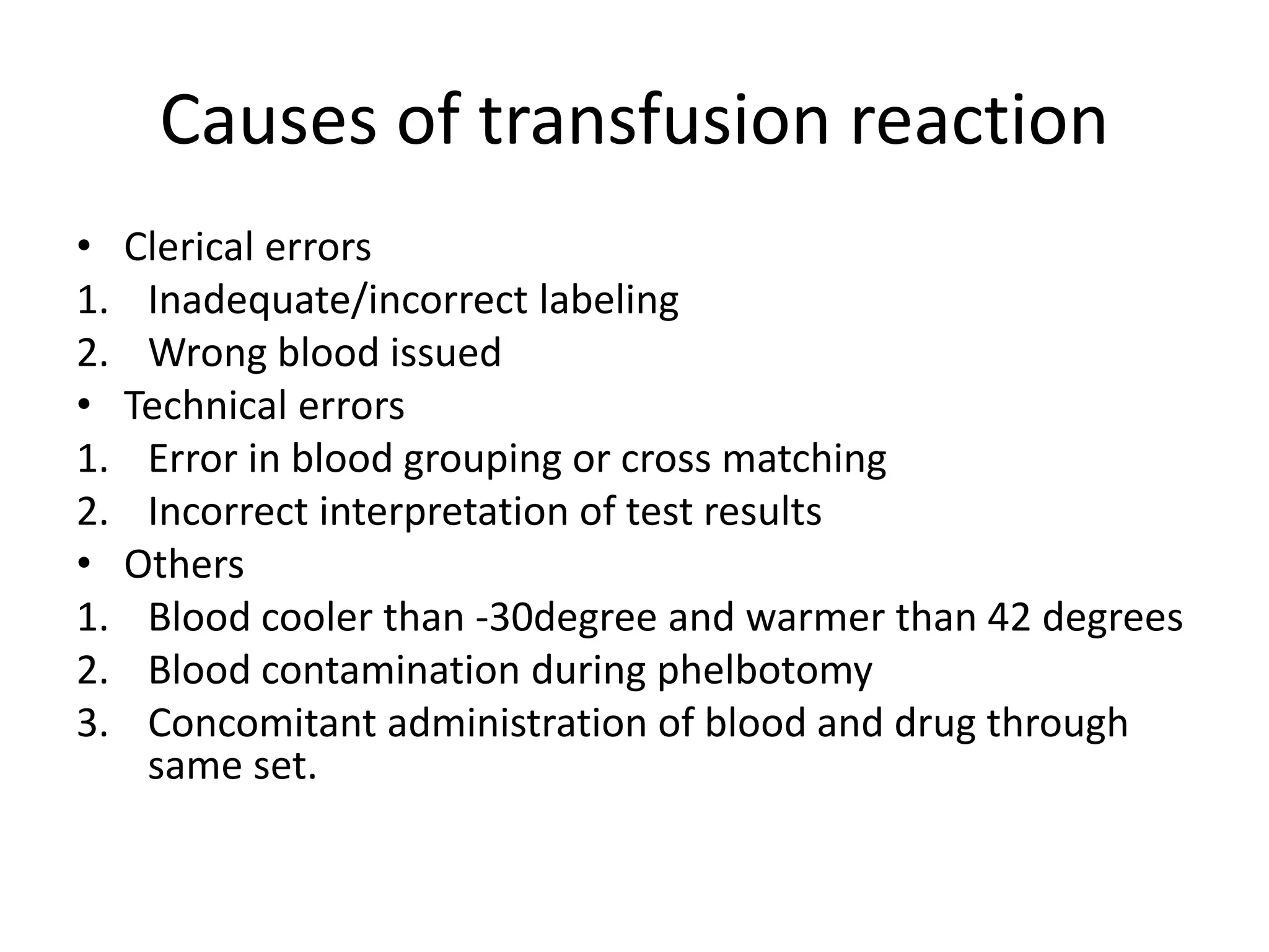 Blood transfusion reaction | PPT