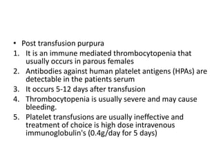 Blood transfusion reaction | PPT