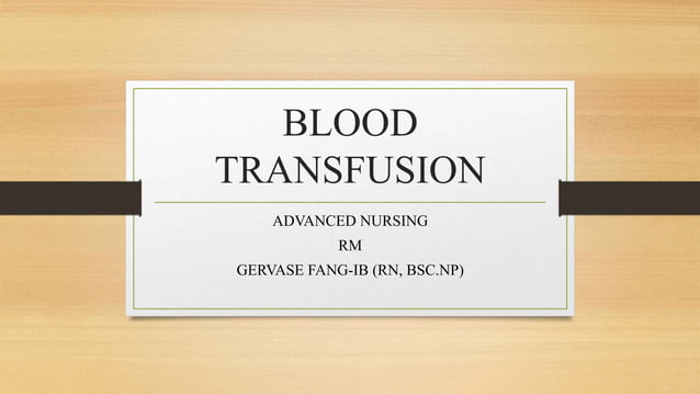 BLOOD TRANSFUSION REACTION.pptx
