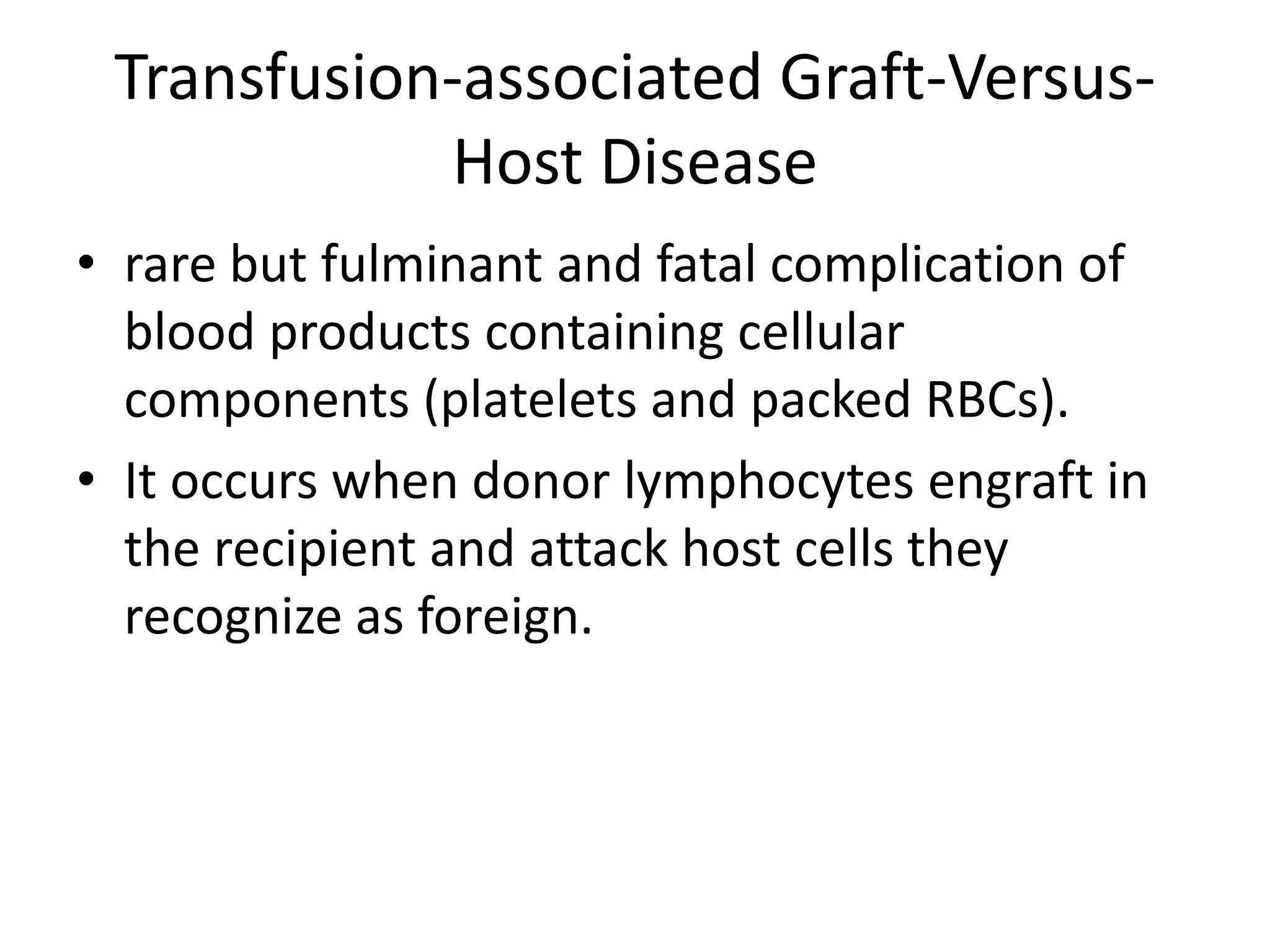 Blood transfusion reaction final | PPTX