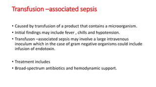 Blood transfusion reactions | PPTX