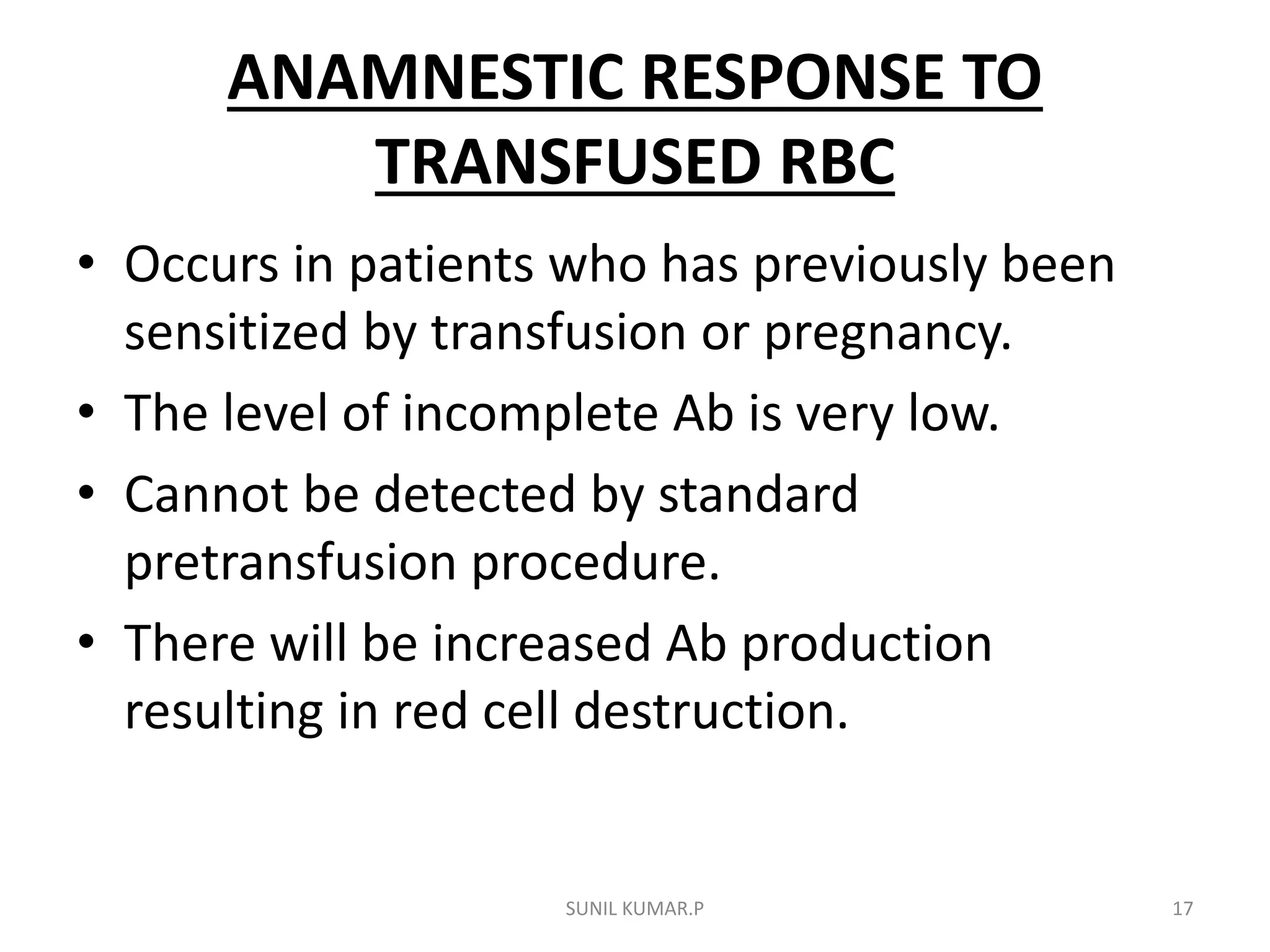 Blood transfusion reactions | PPTX