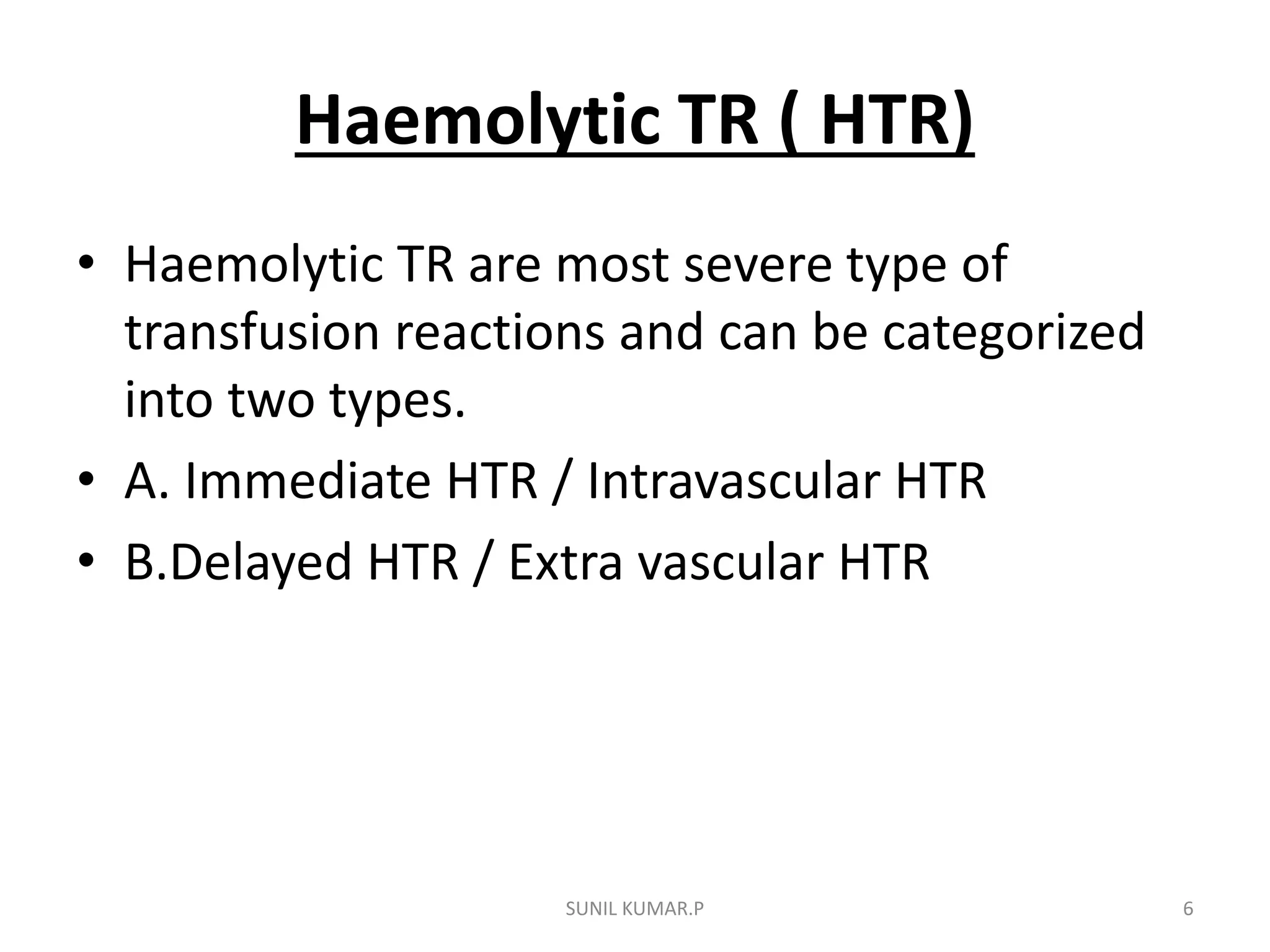 Blood transfusion reactions | PPTX